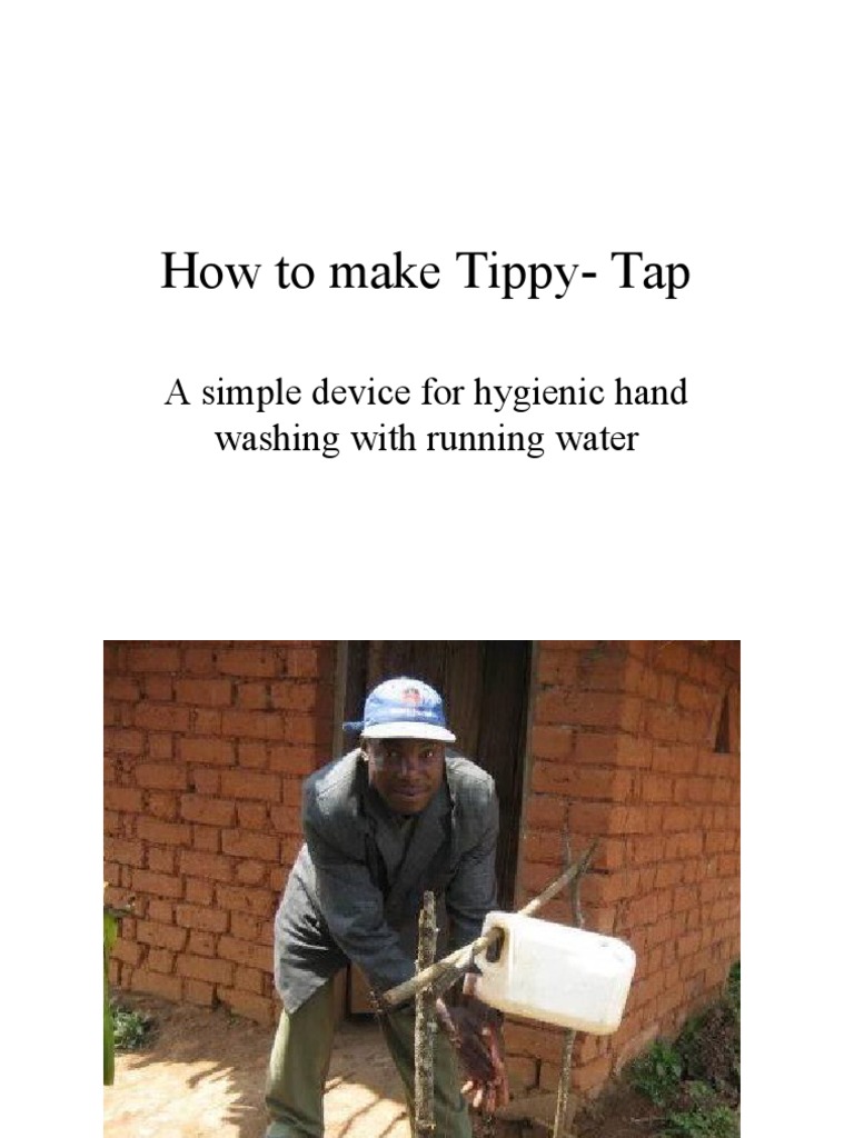 How to Build a Tippy Tap for Handwashing | PDF