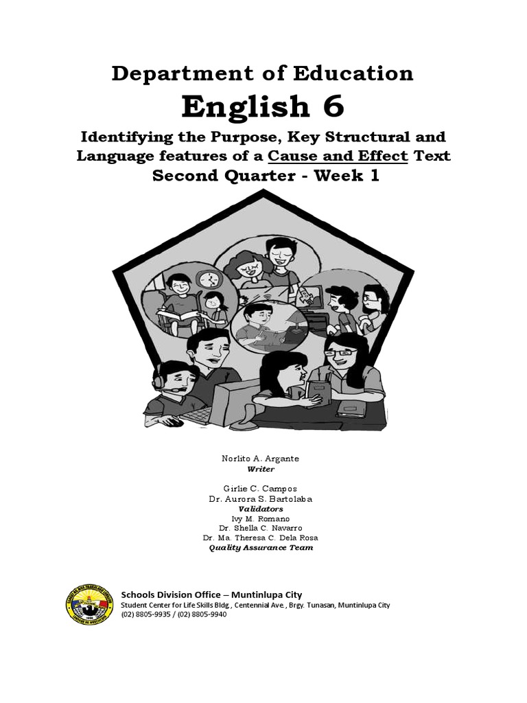 FINAL ENGLISH GRADE 6 WEEK 1 SECOND QUARTER Edited | PDF | Ivory | Elephant