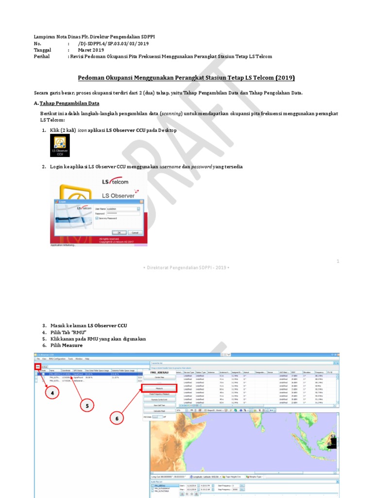 (DRAFT) Manual Okupansi LS Observer 2019 | PDF