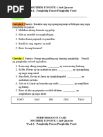 2nd Quarter Performance Task | PDF