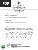 MAKABANSA WORKSHEET Week 3 | PDF