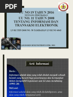 UU Nomor 1 Tahun 2024 (Tentang ITE) | PDF