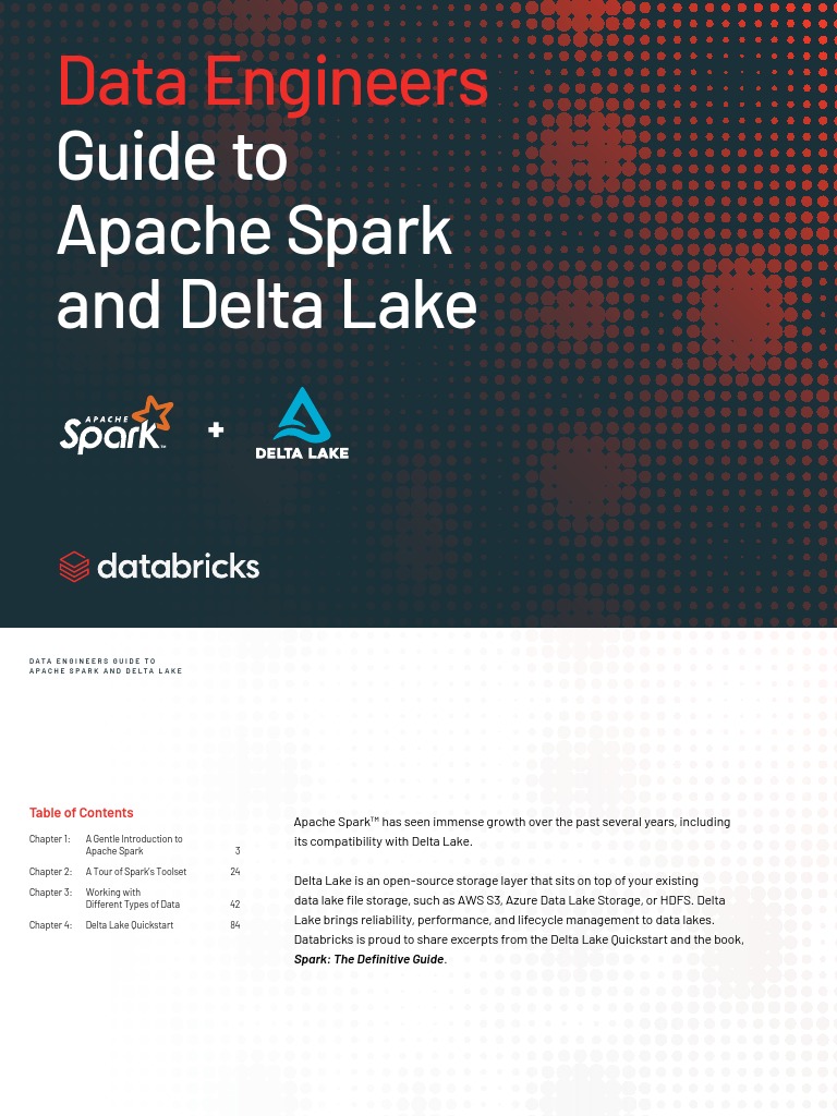 Data Engineers Guide Apache Spark Delta Lake V3 Pdf Apache Spark Scala Programming Language