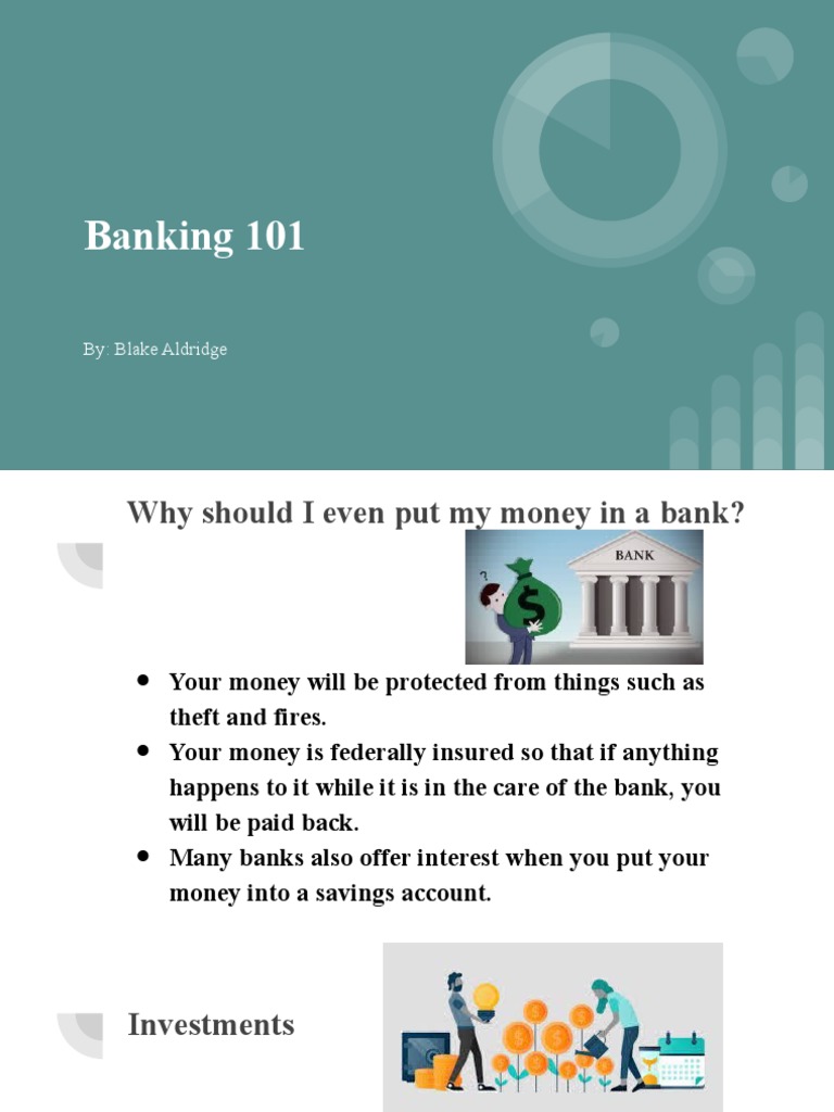 Banking 101: By: Blake Aldridge | PDF | Banks | Interest