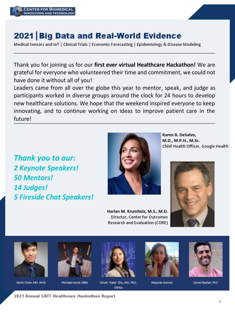 2021 Hackathon Report | PDF | Health Care | Health Economics