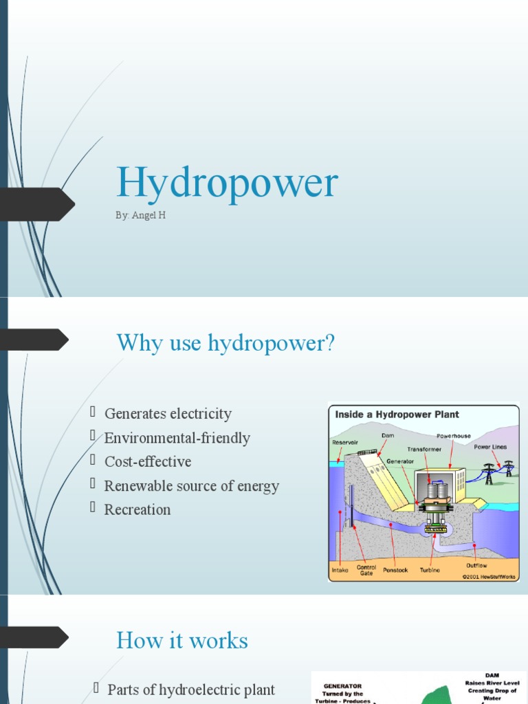 Generating Electricity from Flowing Water: An Overview of Hydropower ...