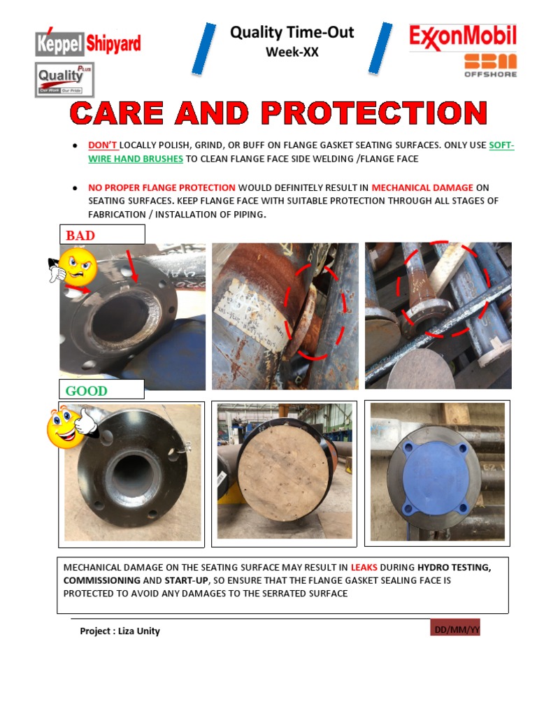 Flange Face Protection Guidelines | PDF | Home & Garden | Technology ...