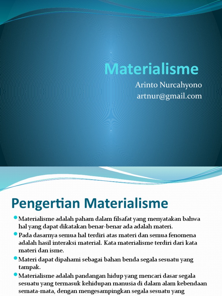 Materialisme | PDF