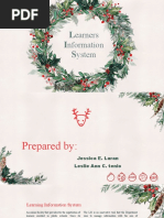 Learner Information System | PDF
