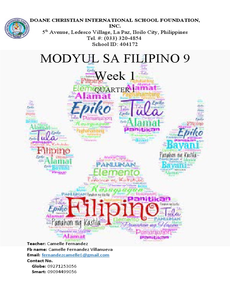 Filipino 9 Week 1 Module | PDF