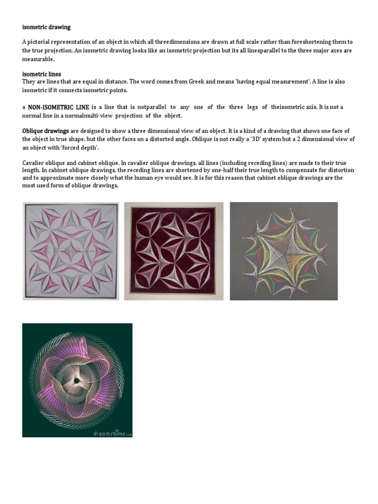 Isometric Drawing | PDF | Computer Graphics | Technical Drawing