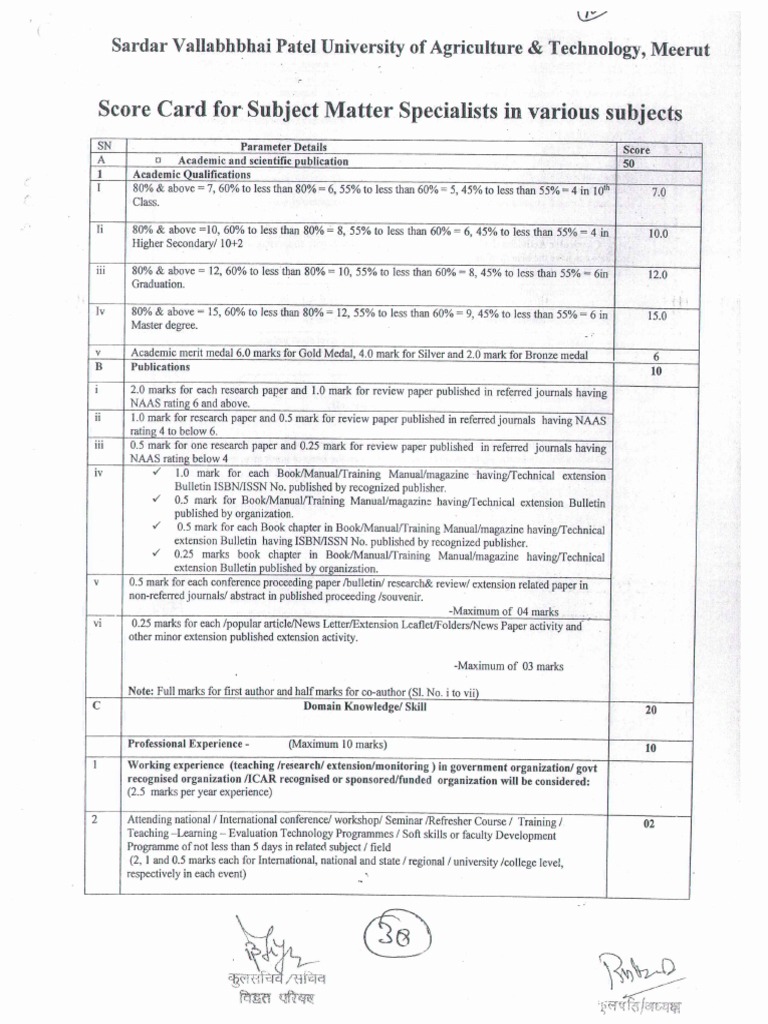 SMS Score Card | PDF