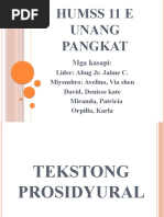 Tekstong Prosidyural | PDF