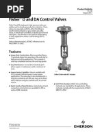 Fisher D4 Product Bulletin | PDF | Valve | Pounds Per Square Inch