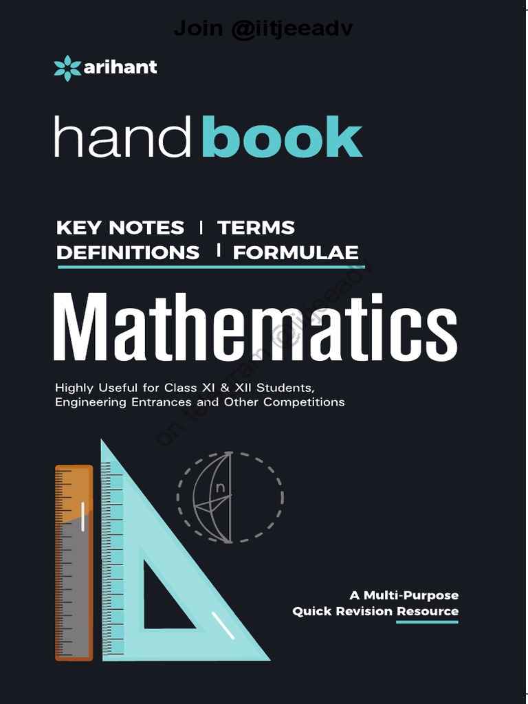Math Handbook PDF | PDF | Set (Mathematics) | Trigonometric Functions