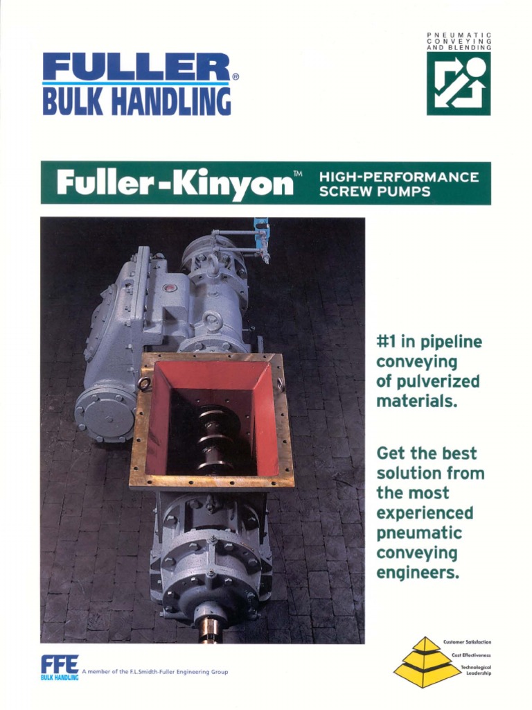 Fuller Kinyon Pump Brochure-FBH | PDF