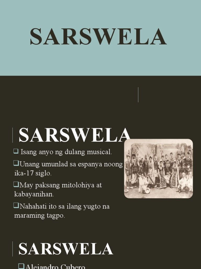 Sarswela | PDF