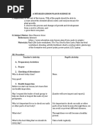 Detailed Lesson Plan of Parts of A Plant | PDF | Lesson Plan | Prayer