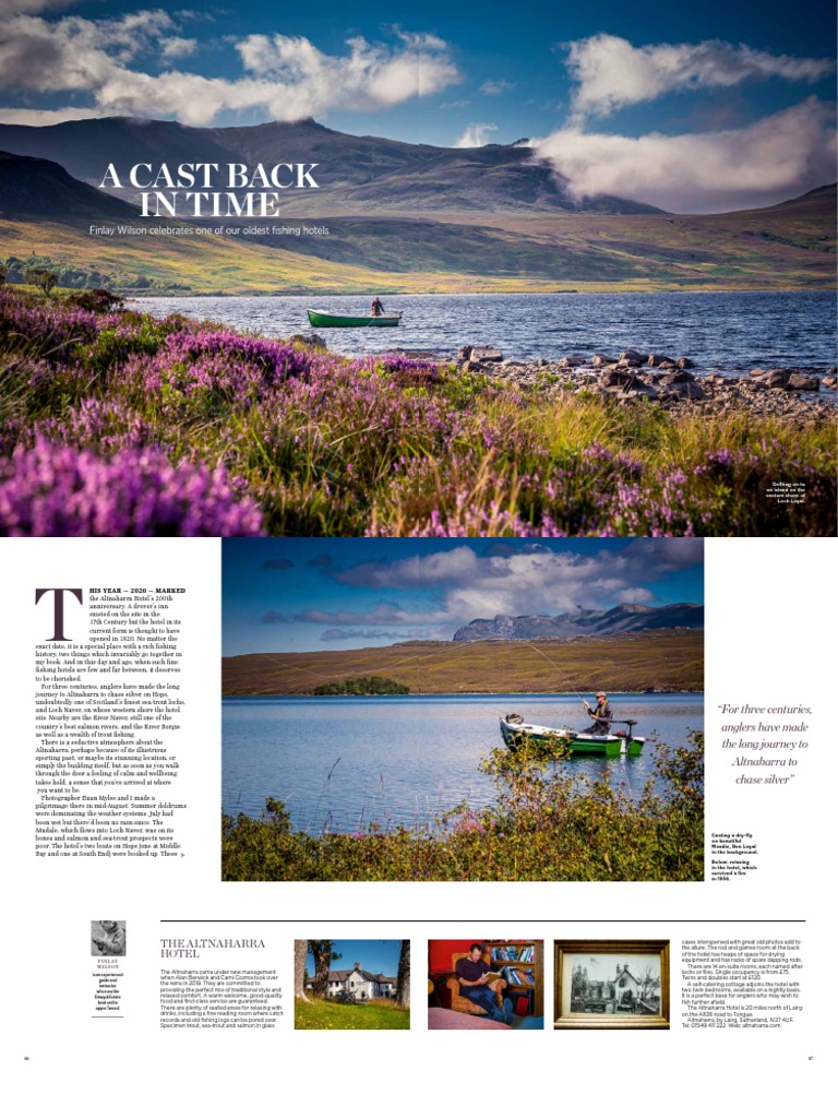 Altnaharra Hotel in Trout & Salmon Magazine. | PDF | Trout | Fish And ...