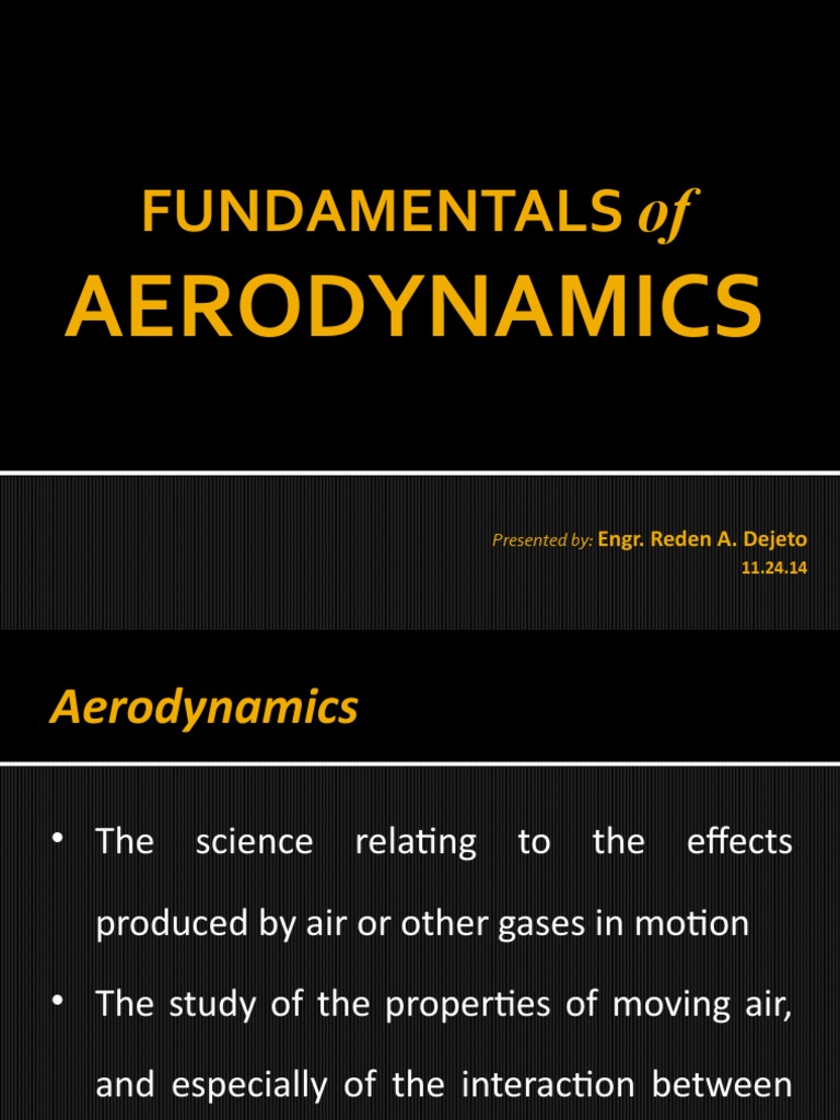 Fundamentals of Aerodynamics | Download Free PDF | Atmosphere Of Earth ...
