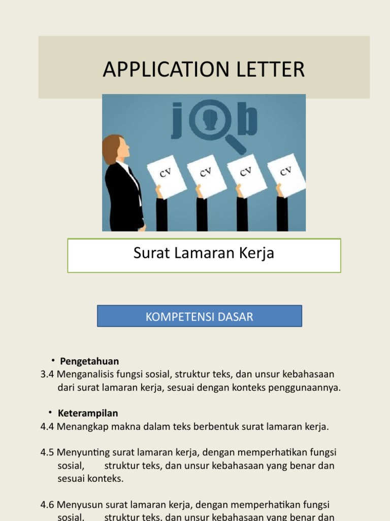 A Concise Guide to Writing an Effective Job Application Letter | PDF ...
