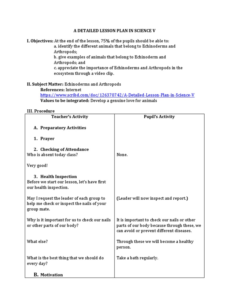 Detailed Lesson Plan in Grade 5 | PDF | Crustacean | Insects