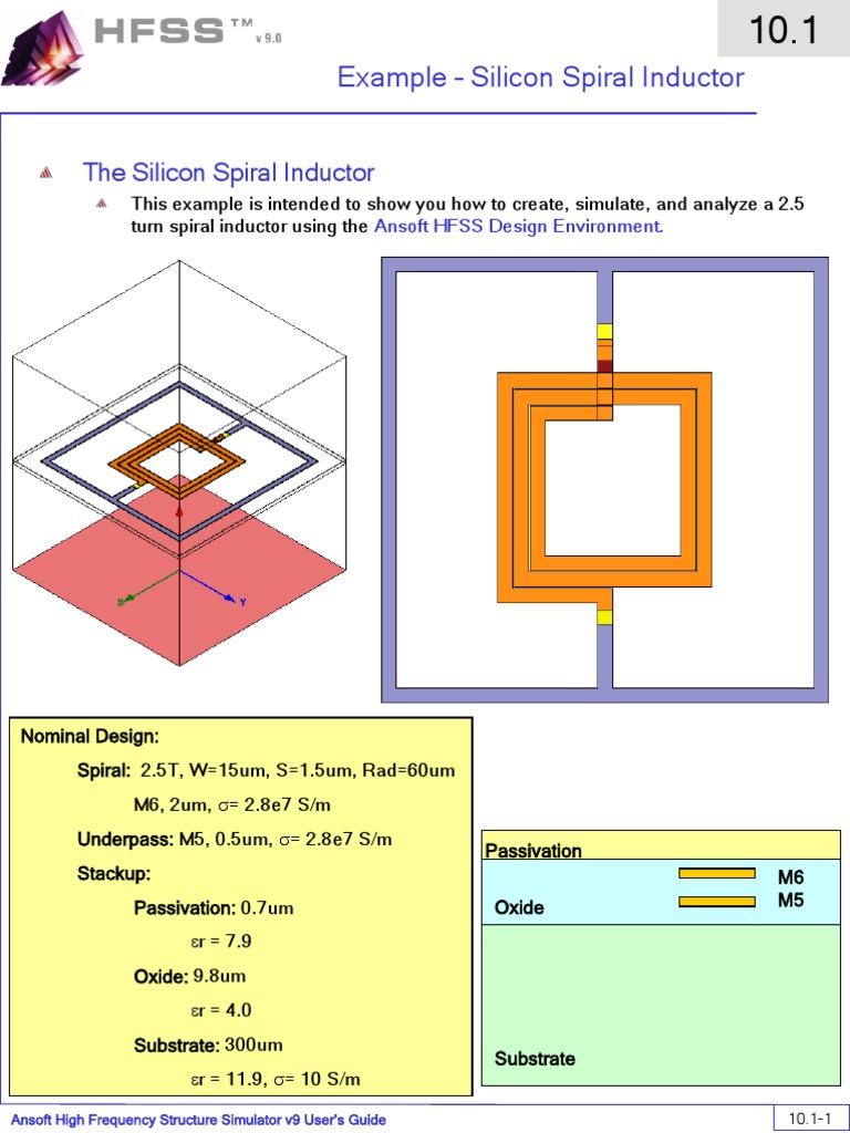 The Silicon Spiral Inductor | PDF | Button (Computing) | Menu (Computing)
