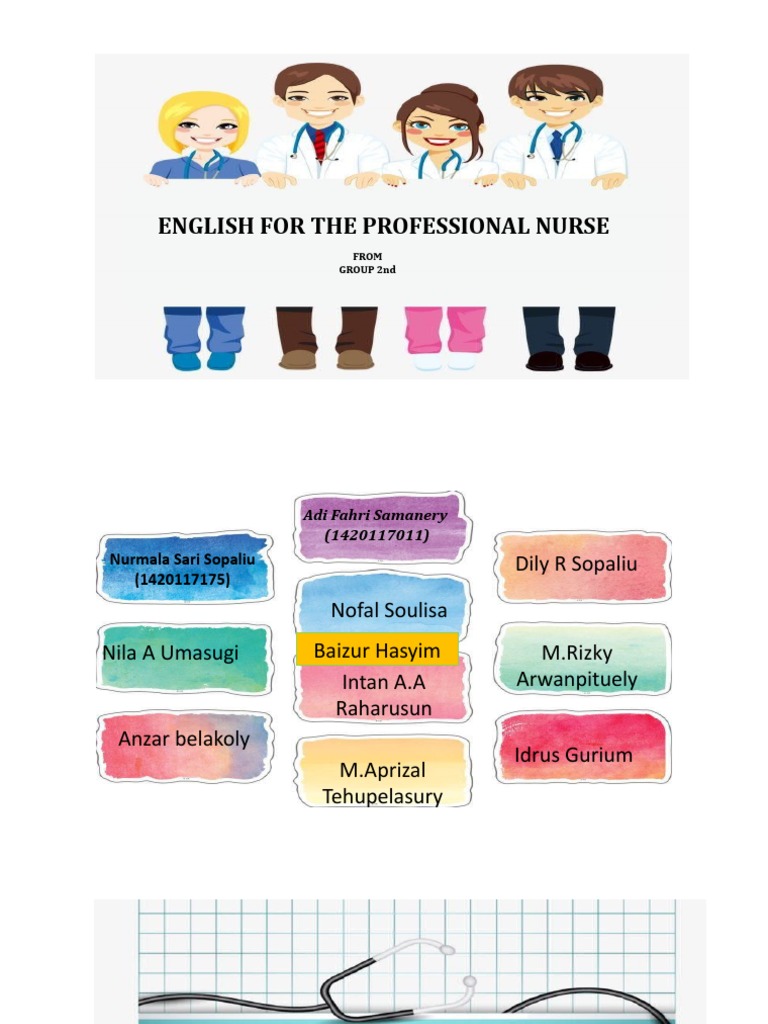 English For Nurse | PDF | Nursing | Patient