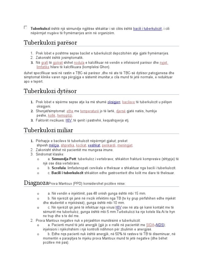 Tuberkulozi | PDF