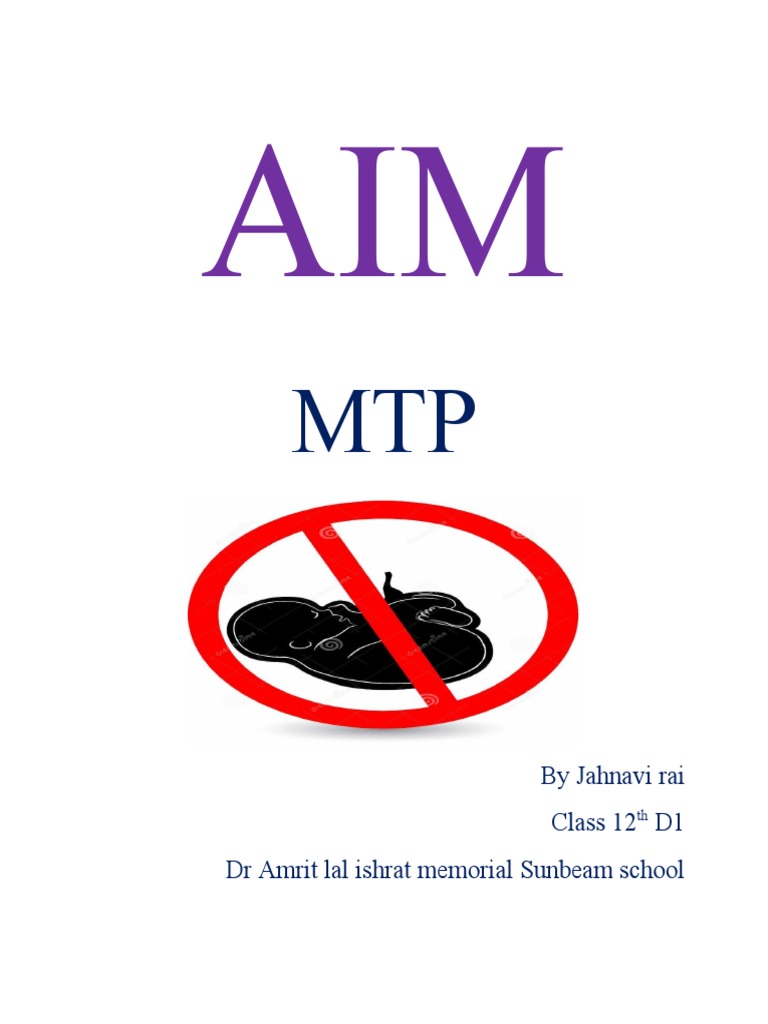 Biology Investigatory Project Class 12 | PDF | Abortion | Pregnancy