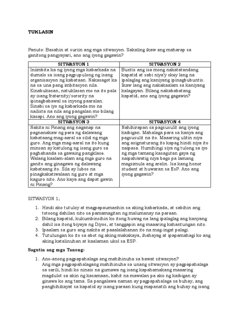 Tuklasin - Modyul 3 | PDF