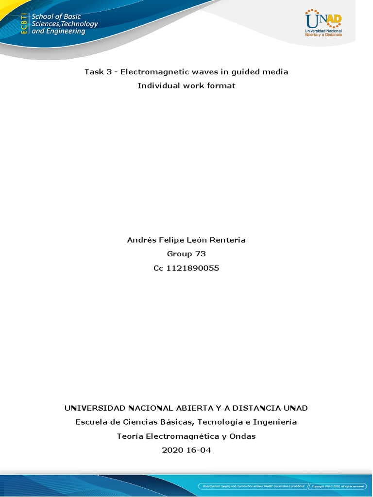 Annex 3 - Delivery Format - Task 3leon | PDF | Transmission Line | Waves