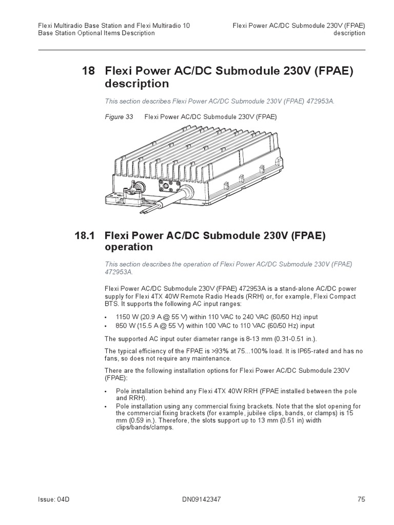 18.1 Flexi Power AC/DC Submodule 230V (FPAE) Operation | PDF ...