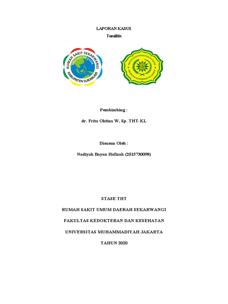 Lapkas Tonsilitis | PDF