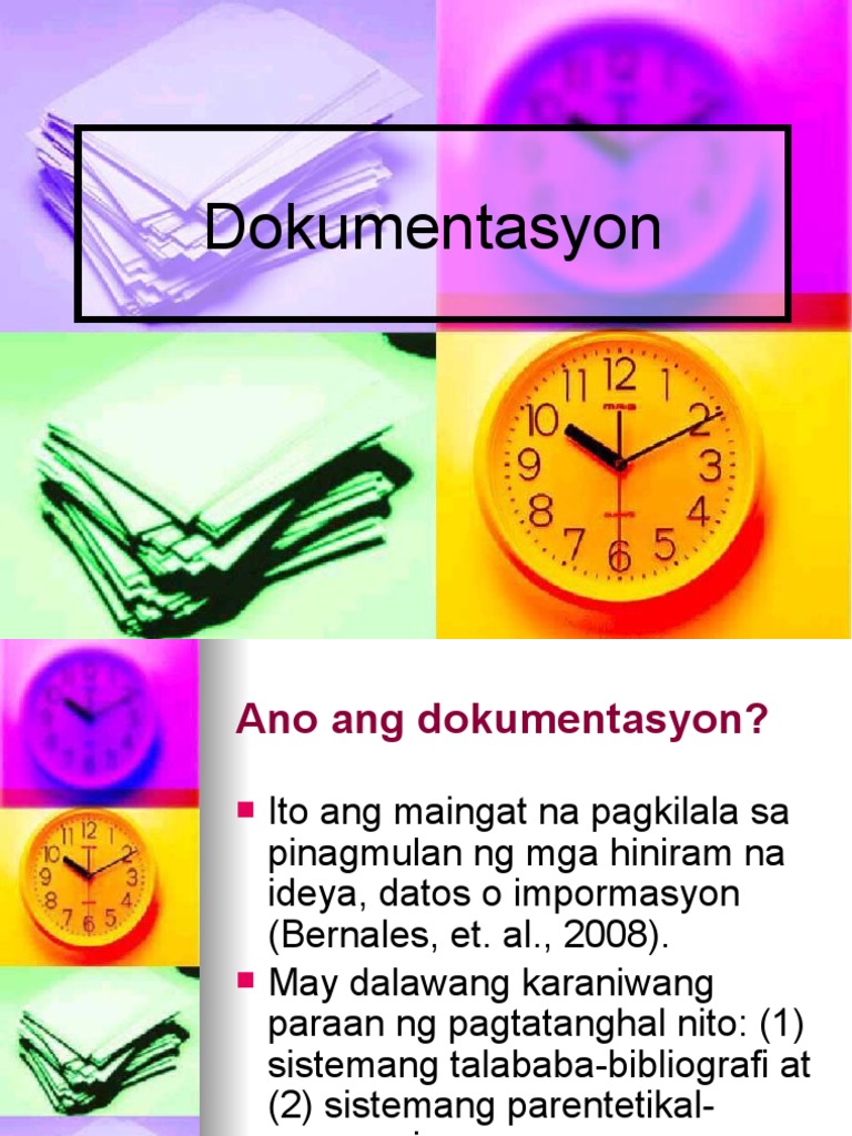 Dokumentasyon | PDF