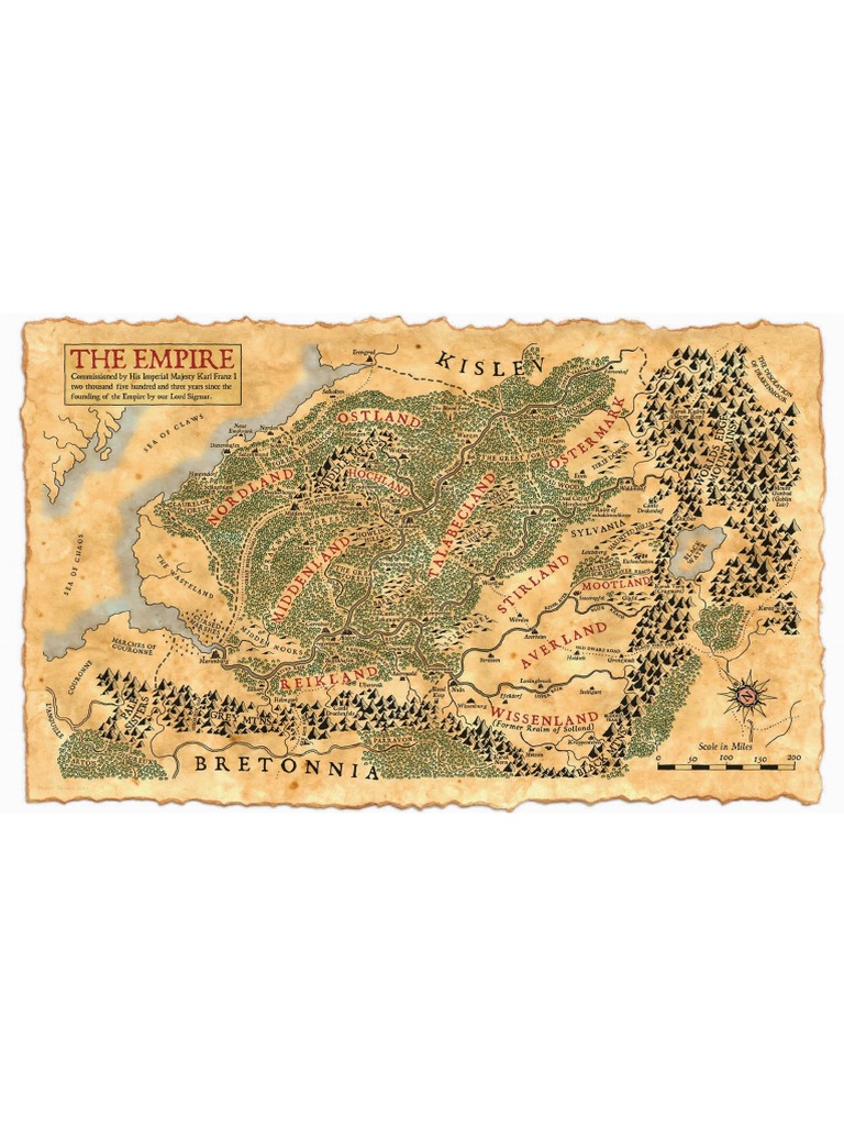 Mapa El Imperio Warhammer | PDF