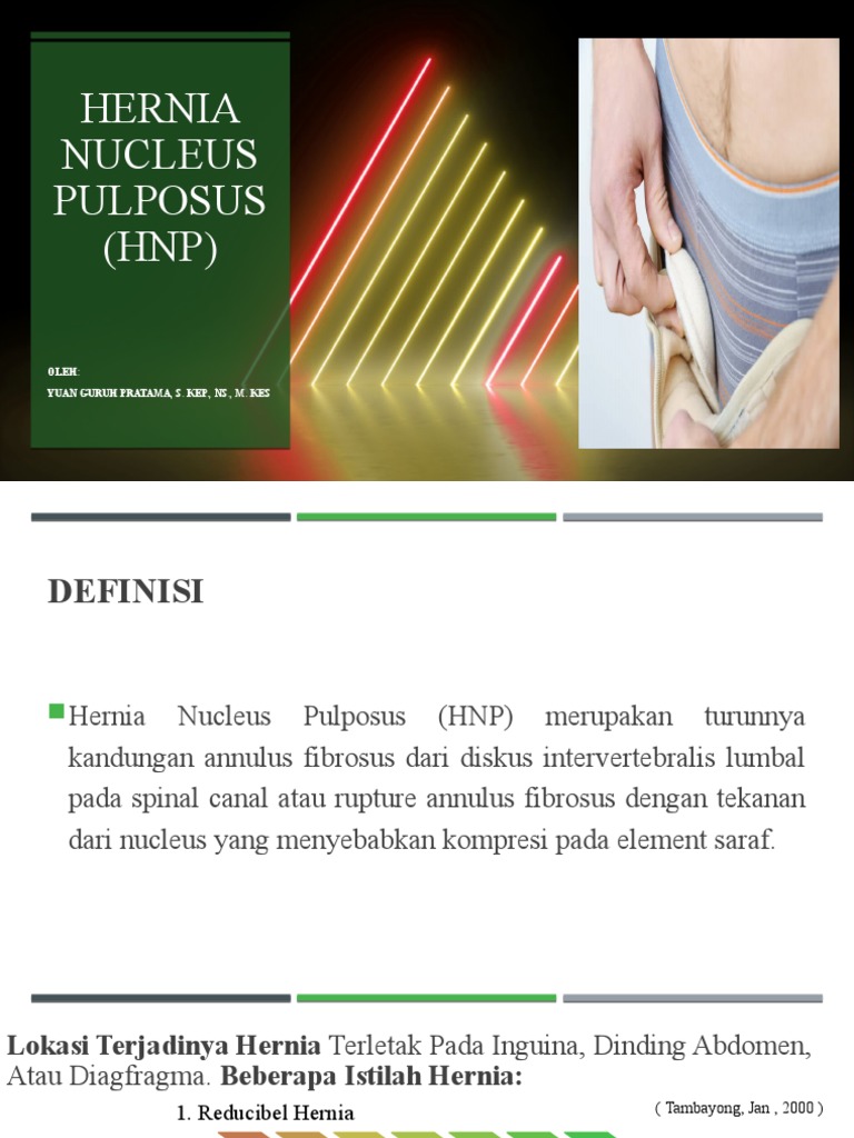 Hernia Nucleus Pulposus (HNP) | PDF