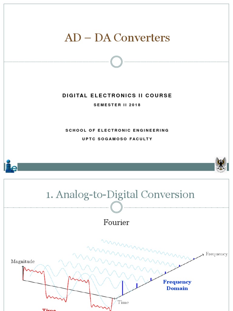 AD-DA Converters | PDF | Analog To Digital Converter | Sampling (Signal ...