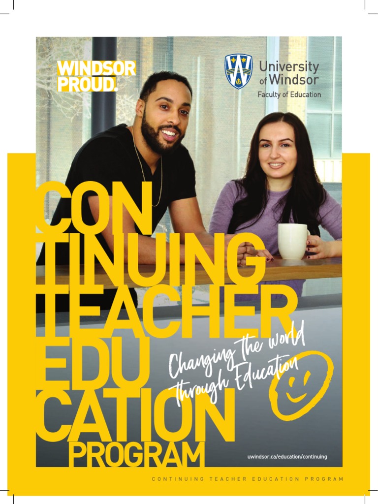 Continuing Teacher Education - Brochure 0 | PDF | Curriculum ...