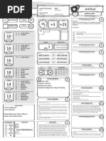 DELVEBOUND Character Sheet (Fillable) v1.4 | PDF | Grappling | Perception