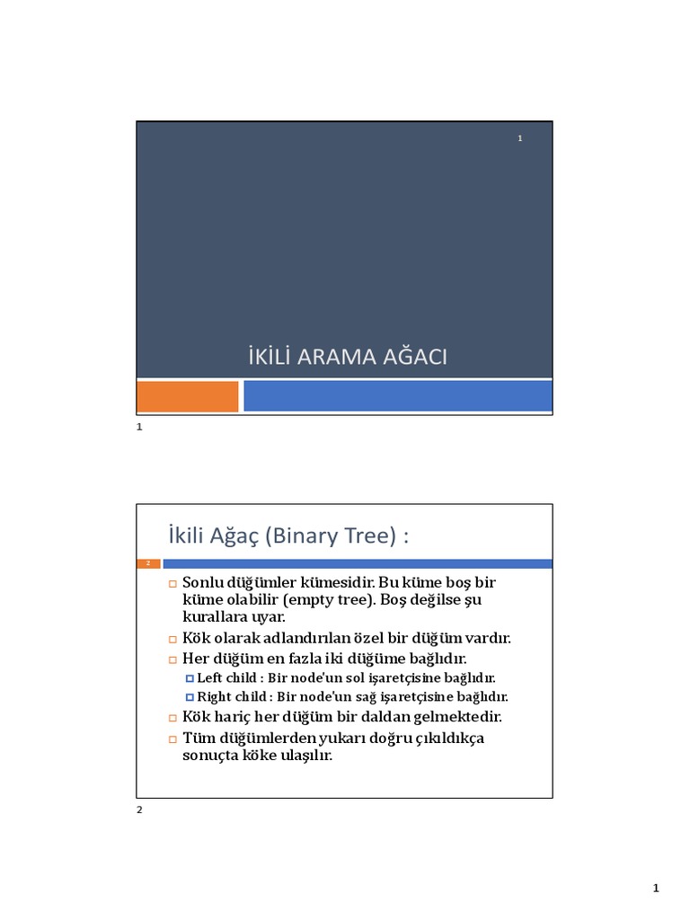 h10 Ikili Arama Agaclari | PDF