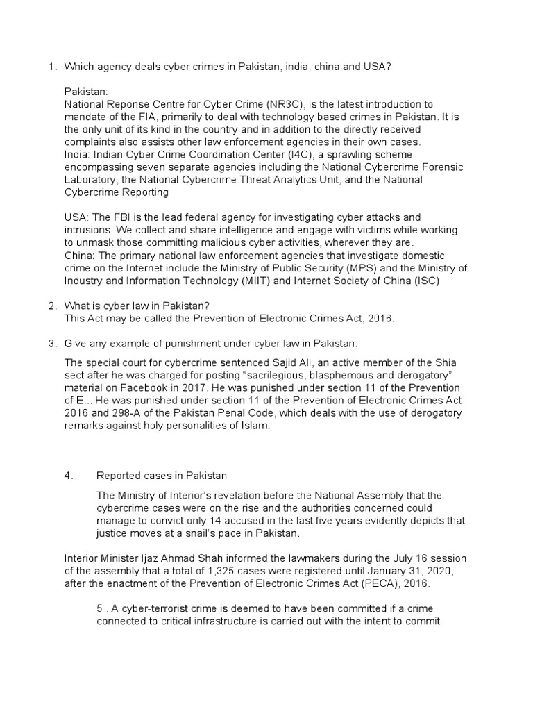 Cyber Crime Law | PDF | Cybercrime | Cyberwarfare