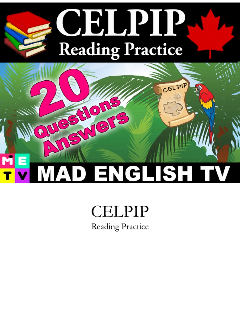 CELPIP | PDF