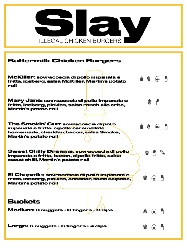 Slay Chicken Burgers | PDF