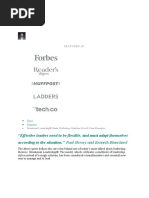 Situational Leadership Self Assessment | PDF | Leadership | Competence ...