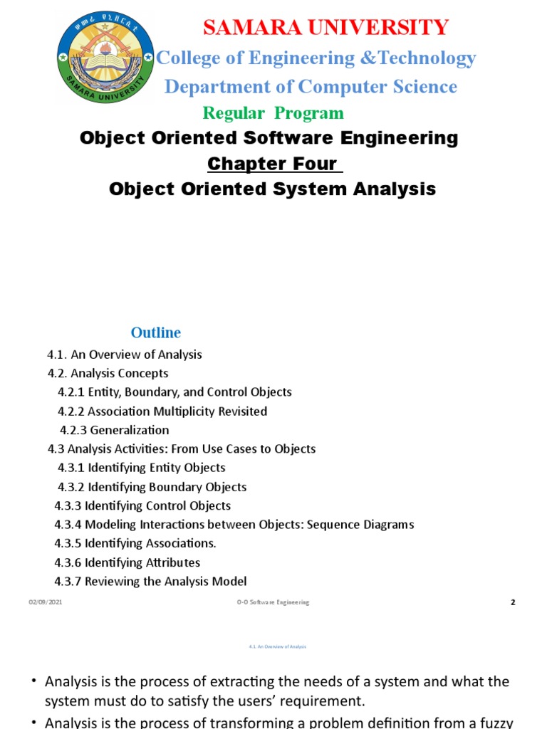 College of Engineering &technology Department of Computer Science | PDF | Use Case | Object ...