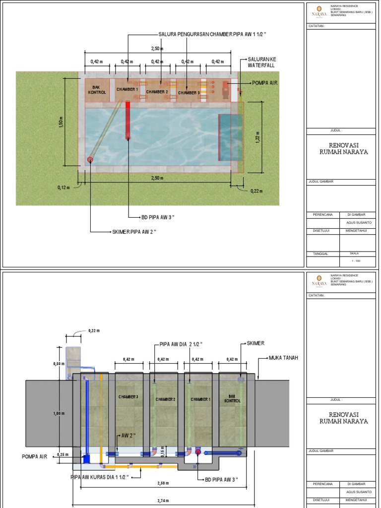Detail Kolam Ikan | PDF