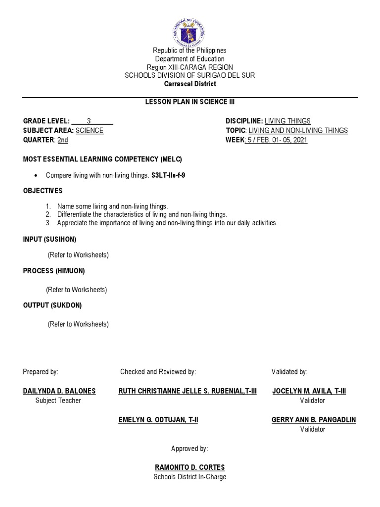 Science 3 Q2 Week 5 | PDF | Teaching | Education Theory
