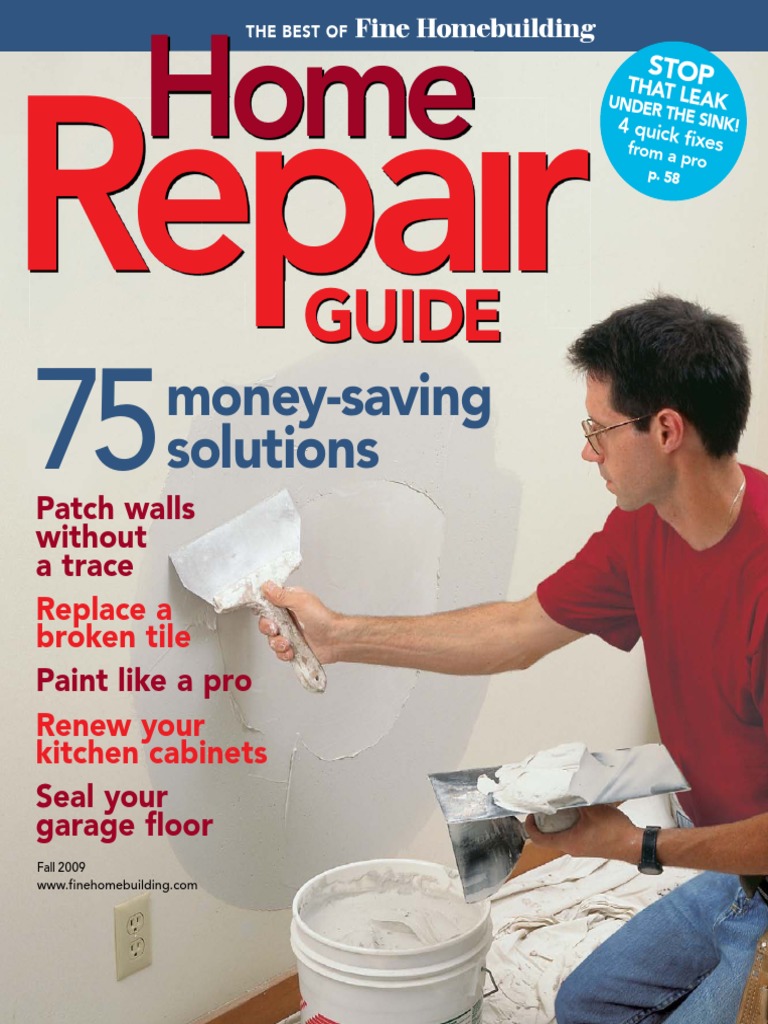 Home Repair Guide | PDF | Wall | Plaster