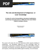Indigenous Knowledge - Part A | PDF | Indigenous Peoples | Ethnic Groups